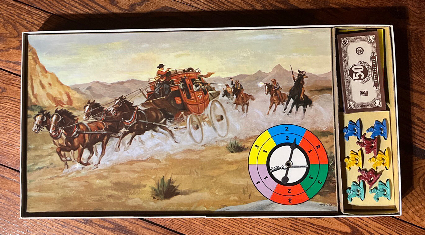 Vintage 1959 Tales Of Wells Fargo Board Game *Complete* | eBay