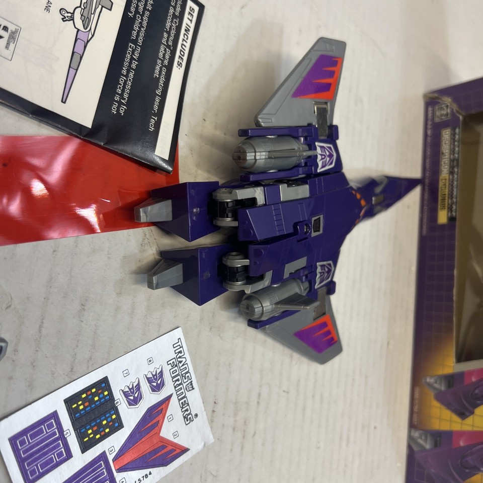 Transformers g1 Cyclonus Complete (Blue Ears) | eBay