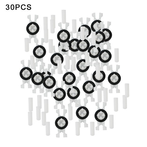 30X Top Roof Rain Gutter Moulding Trim Fastener Clip For BMW E46 ...