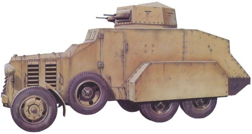 1/72 WW2 Italian Fiat AB 611 Breda MG Turret. Painted Resin. 2400 ...