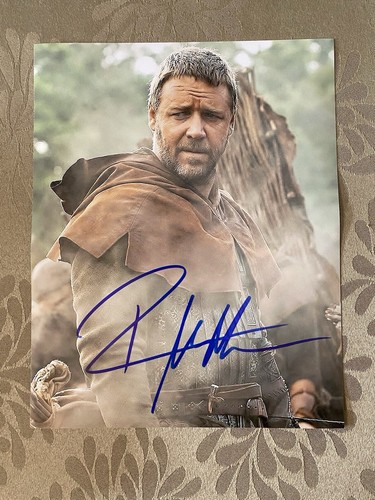 Russell Crowe Signed 8x10 Photo With COA Robin Hood | eBay