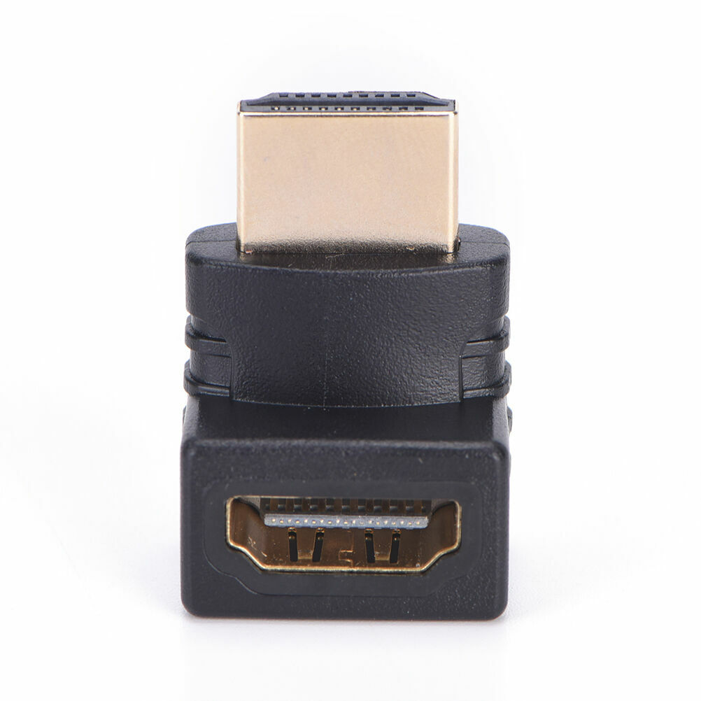 HDMI 270 Degree L Shaped Connector Cable Male to Female Adaptor Right ...