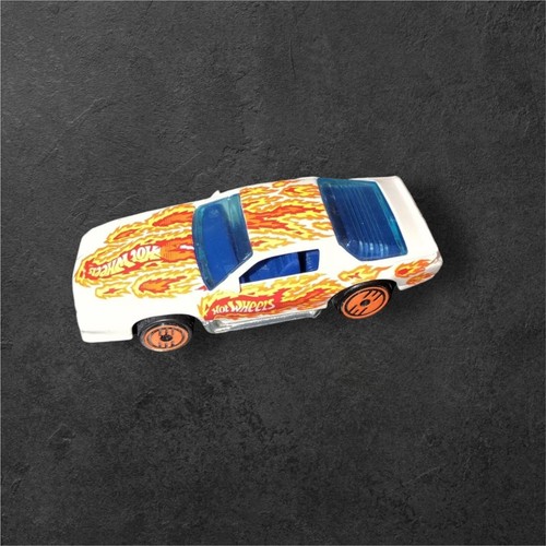 Vintage 80s 90s hot wheels Mattel race car with flames Hot Rod Racer | eBay