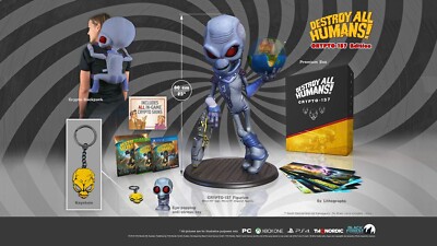 Destroy All Humans Crypto 137 Edition inkl Figur + Backpack PS4 NEU OVP ...