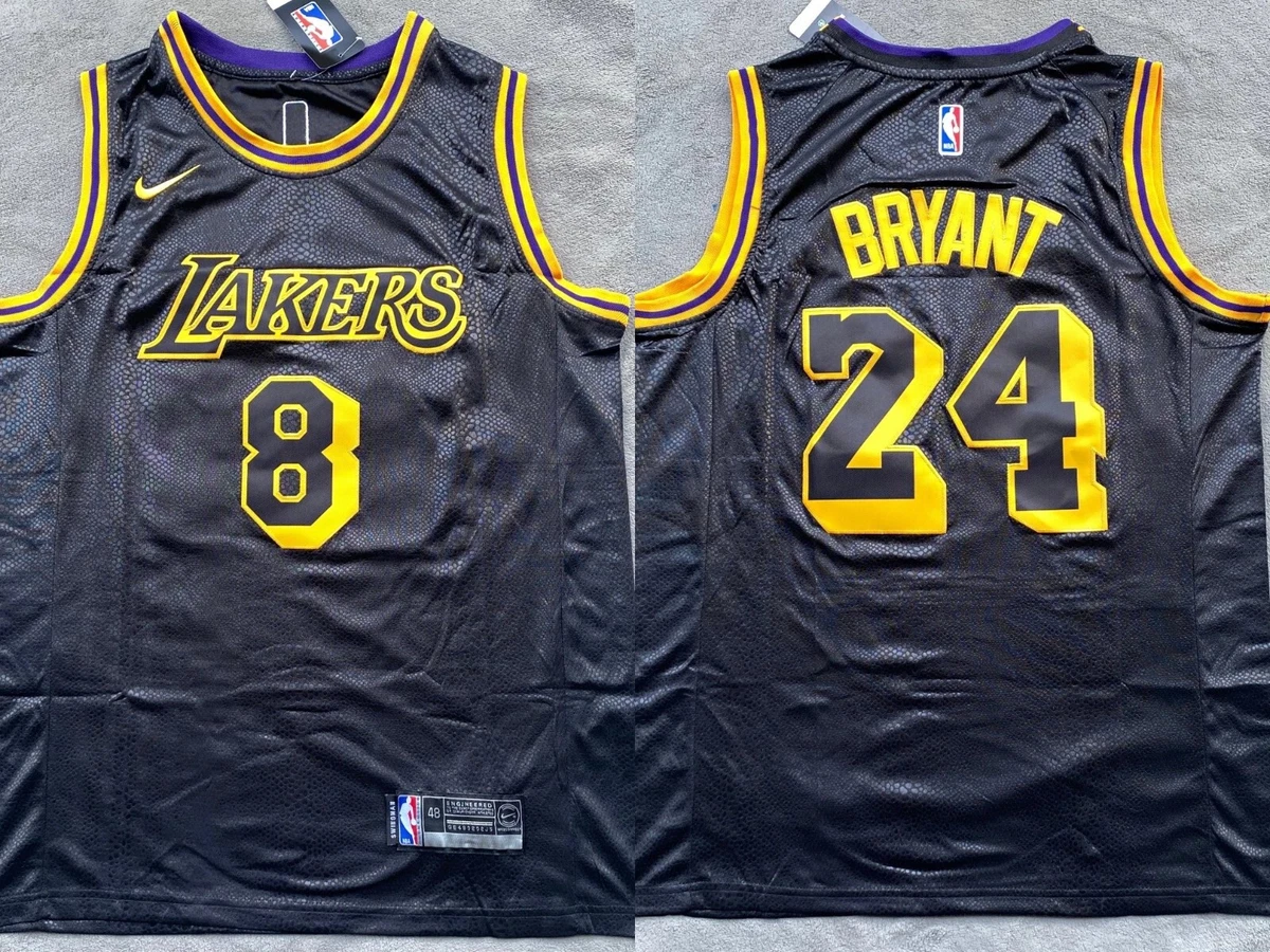 Los Angeles Lakers Kobe Bryant Black Mamba City Jersey