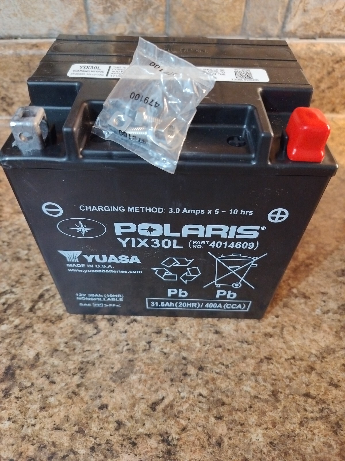 Polaris Battery 30ah 12 Volt AGM 4014609 OEM for sale online | eBay