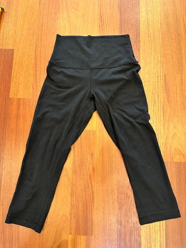 LULULEMON Women [Size 4*] Compression Black Capri Leggings #P2166 | eBay