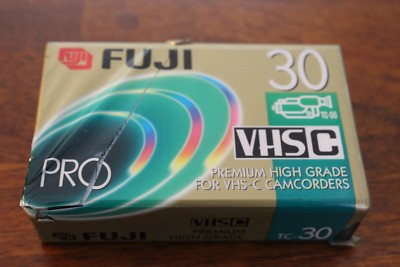 Fuji VHS-C 30 min cassette, Premium High Grade, NOS (TC-30) | eBay