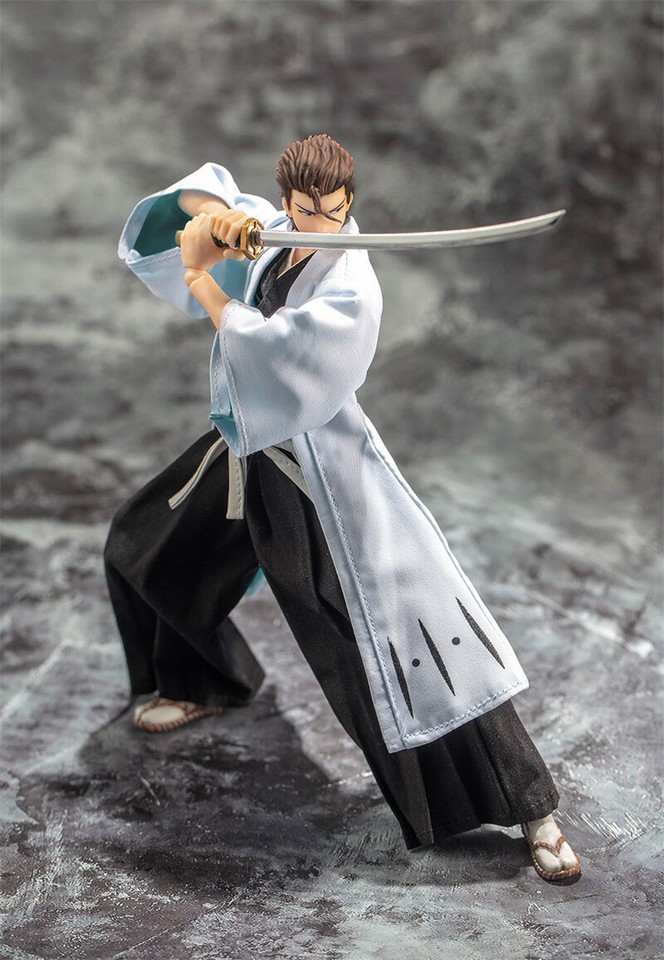 Anime Aizen Sousuke 1/12 PVC Action Figure Model Statue Collection Gift ...