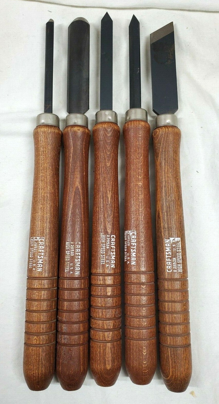 5 SHOPMATE & 5 CRAFTSMAN WOOD CHISEL SETS 555026 - 555030 & 28521 ...