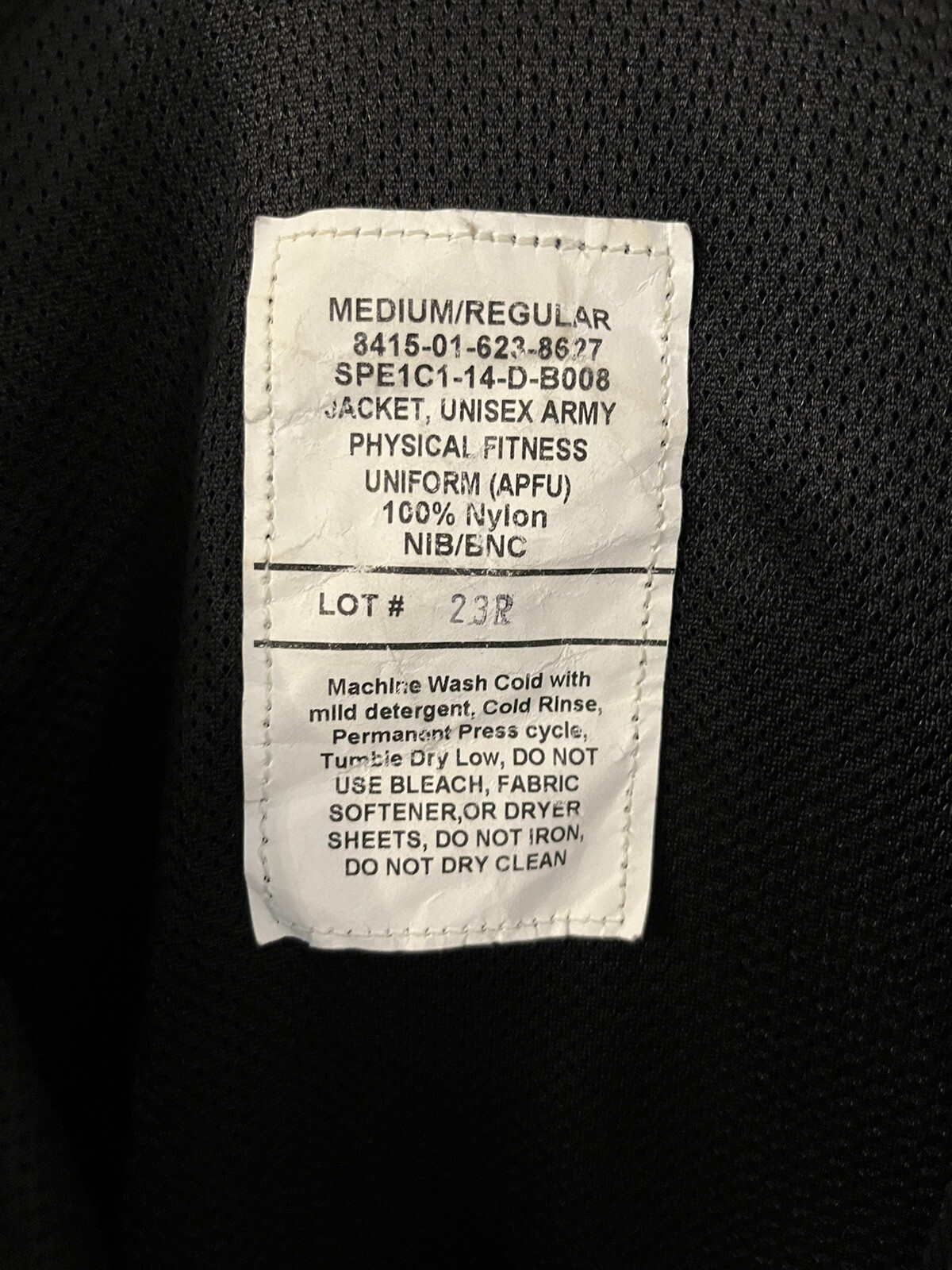 Army Physical Fitness Uniform Jacket (APFU) M/R - Gem