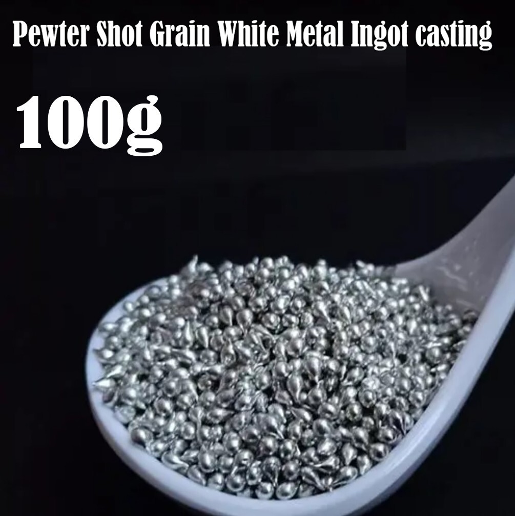 100g Premium Pewter Shot Grain Professional Grade Metal Ingot for ...