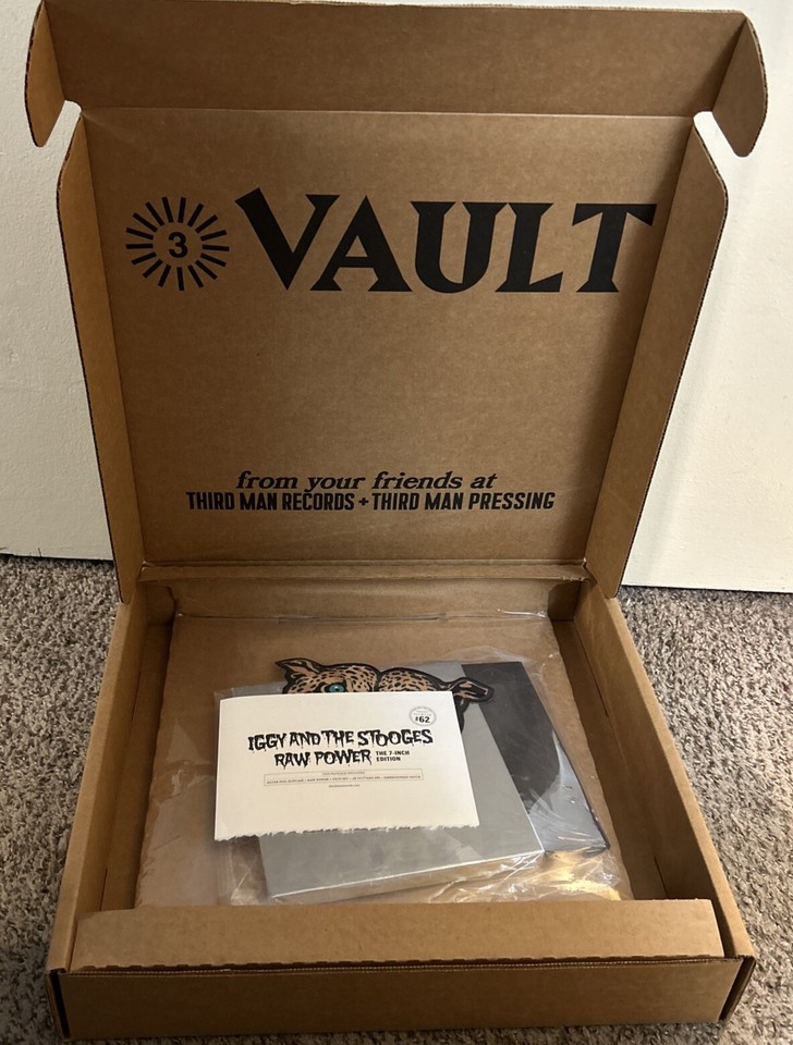 THIRD MAN VAULT #62 Iggy Pop & The Stooges Raw Power 7-Inch Set ...