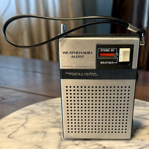 Vintage Realistic 12-161 NOAA Weather Radio Shack Alert Crystal ...