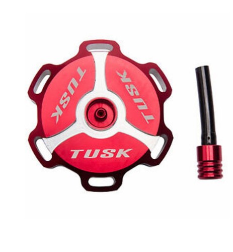 Tusk Aluminum Gas Tank Fuel Cap Petrol Red Machined IMS Tanks Honda ...