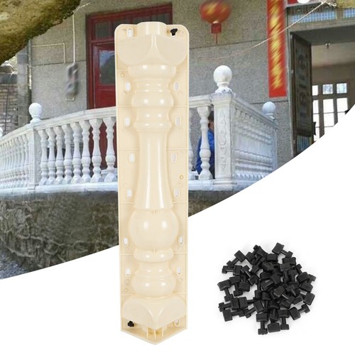 1Set Roman Column Balcony Garden Pool Fence Cement Railing Plaster ...