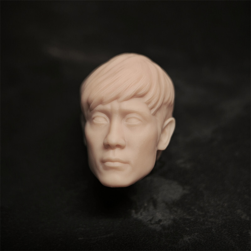 1/18 Scale Special Forces Lee Byung Hun Head Sculpt Unpainted Fit 3.75 ...