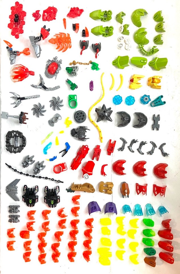 LEGO Bionicle & Hero Factory Parts Lot – Armor, Claws, Weapons, Energy ...