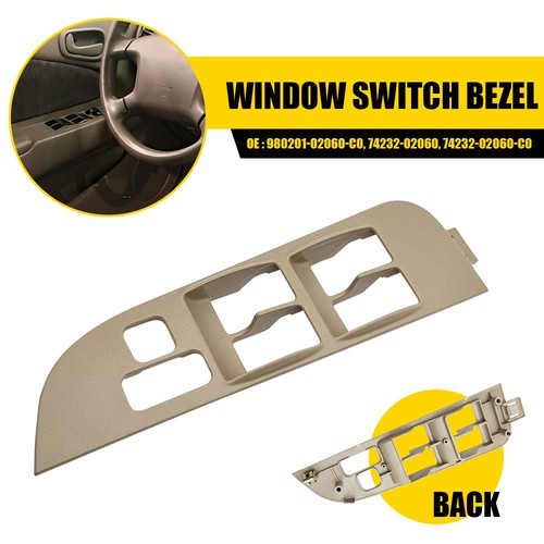 Driver Side Master Power Window Switch Bezel Trim Beige For 98-02 ...
