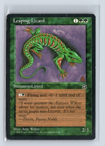 LEAPING LIZARD – MTG Magic the Gathering Card – Homelands – Common | eBay
