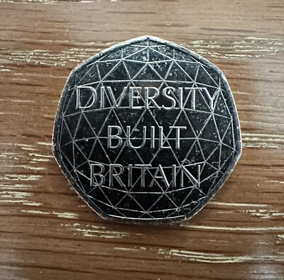 Diversity Built Britain 2020 Rare Collectors 50p Coin 50 pence Coin ...