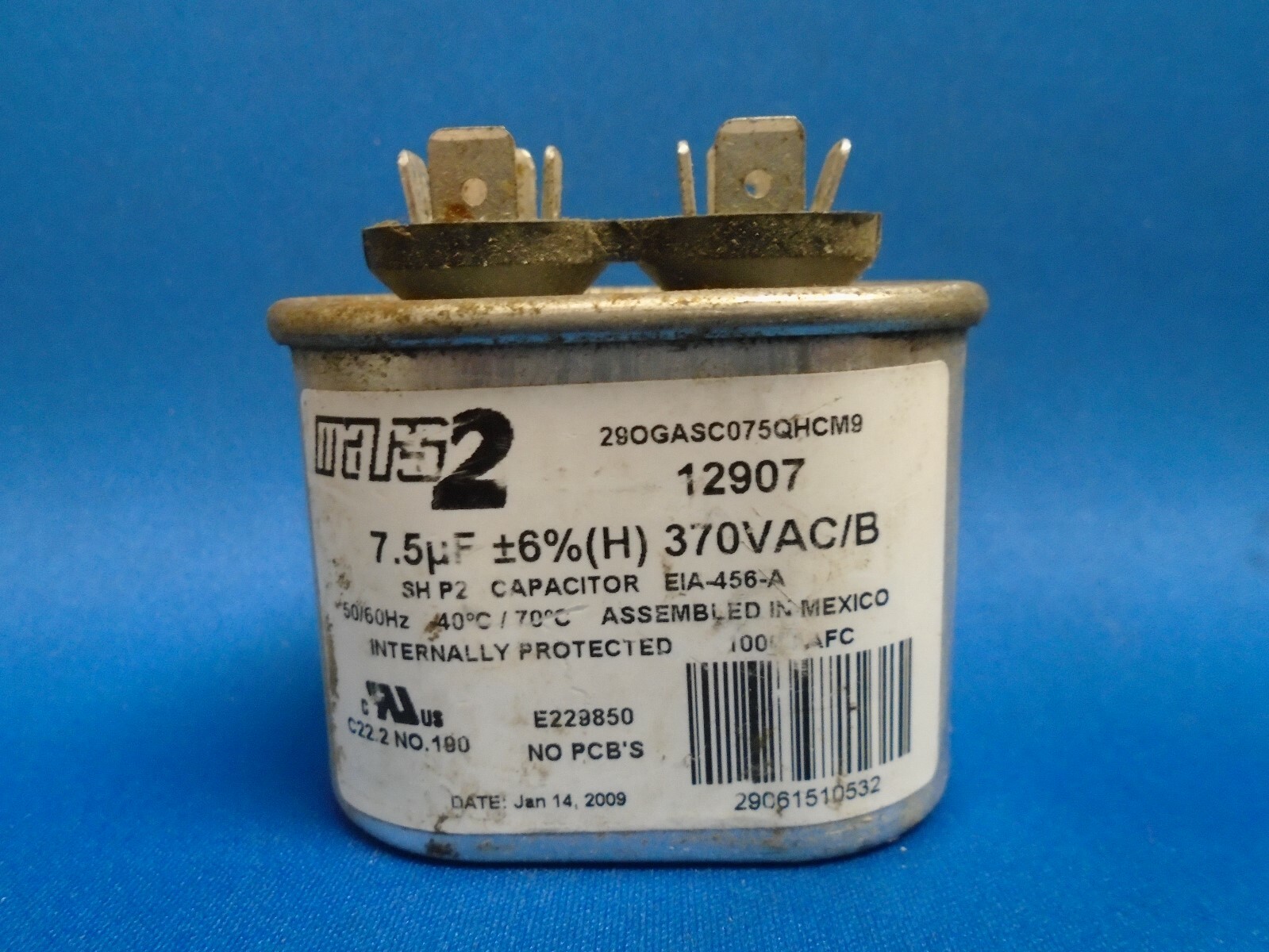 Mars 2 Capacitor; 290GASC075QHCM9; "USED" | eBay
