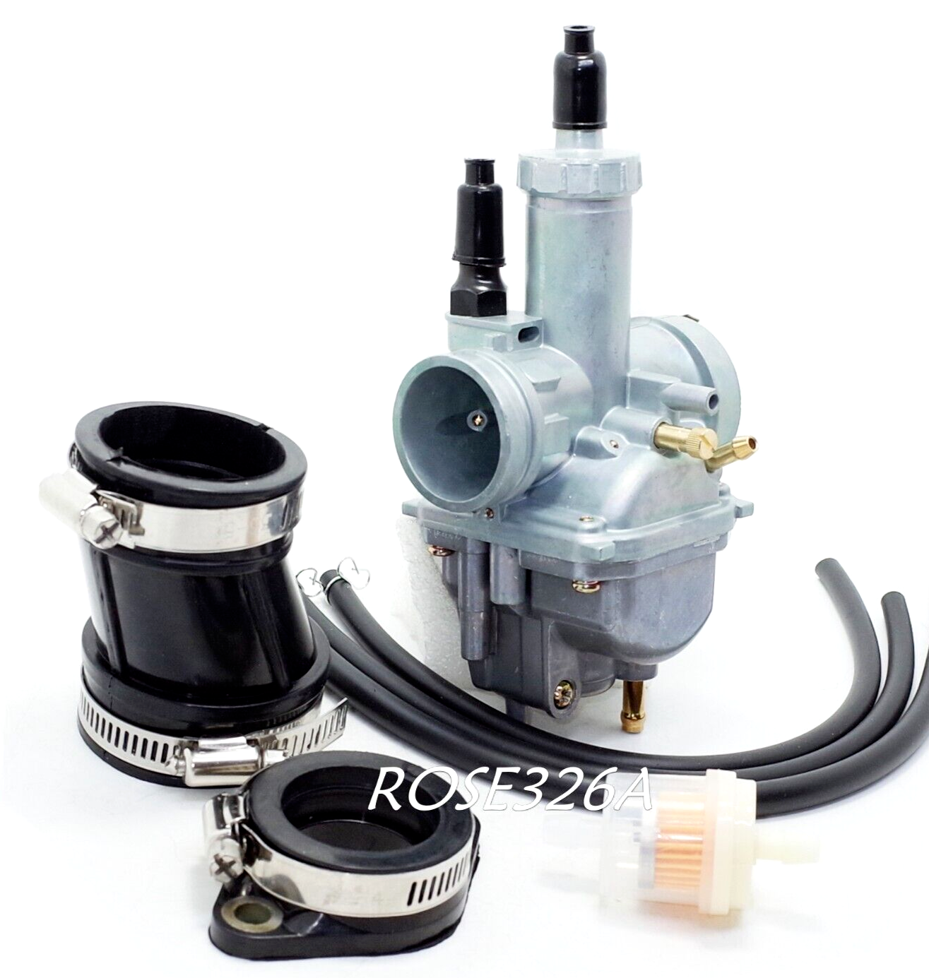 Carburetor & Air Intake Duct Holder For Kawasaki Bayou 220 250 KLF220A ...