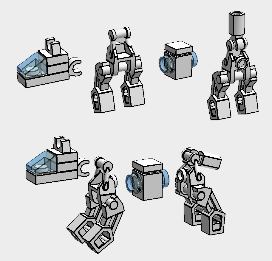 LEGO Space - White Robot Dog Minifigure, Robodog Droid, Custom Model ...