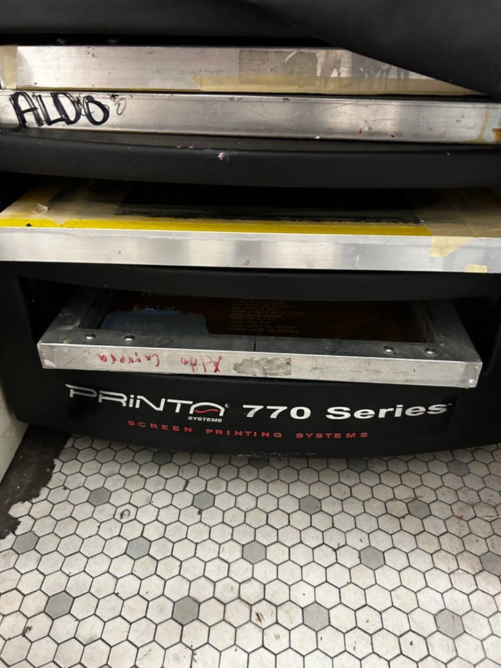 SCREEN PRINT LOT! Printa 770 Series 4 Color 4 Platen Screen printing ...