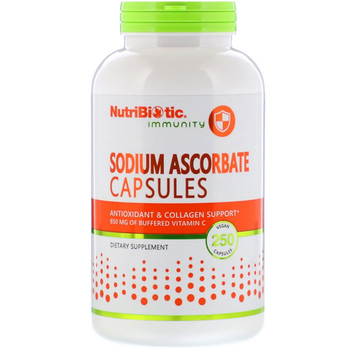 NutriBiotic, Sodium Ascorbate, 250 Vegan Capsules | eBay