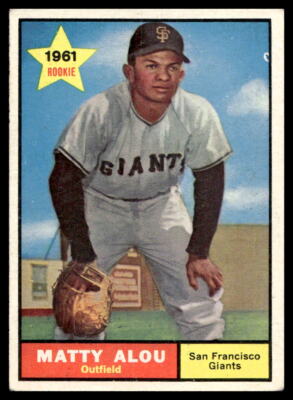 1961 Topps #327 Matty Alou San Francisco Giants EX-EXMINT | eBay