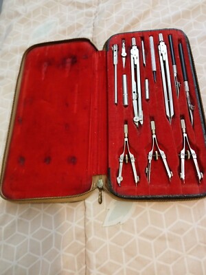 Vintage Drafting Set - 13pieces plus case | eBay