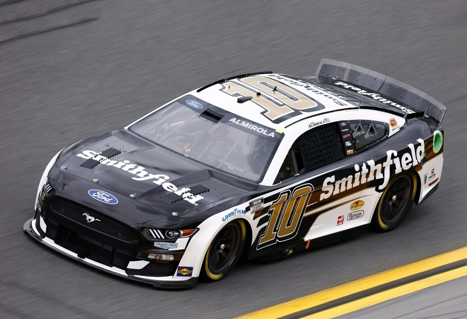 Aric Almirola #10 Smithfield NASCAR 13x19 Poster Gloss Photo Print ...