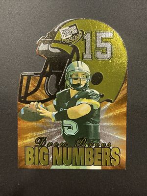 2001 Press Pass Big Numbers Die-Cut Drew Brees #BN1 Rookie RC *PNCARDS ...