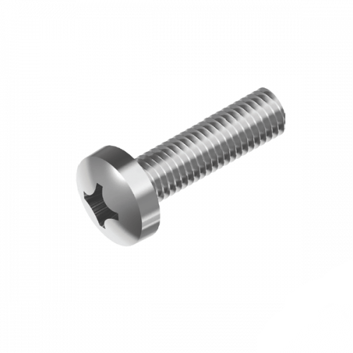1/8 x 3/4" BSW 304 Stainless Steel Phillips Pan Head Metal Thread ...
