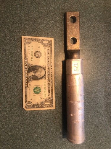 Crimp Lugs, Homac 15219 2-Hole Lug For Al. or Copper Wire. 556.5 - 600 ...