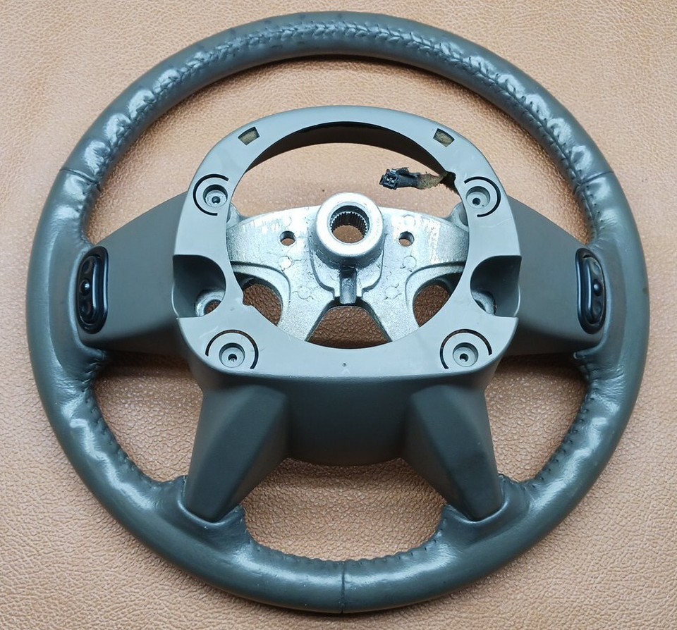 05 06 07 JEEP COMMANDER STEERING WHEEL LEATHER DARK KAKI 22508D | eBay