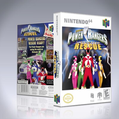 Nintendo 64 Case - NO GAME - Power Rangers Lightspeed Rescue | eBay