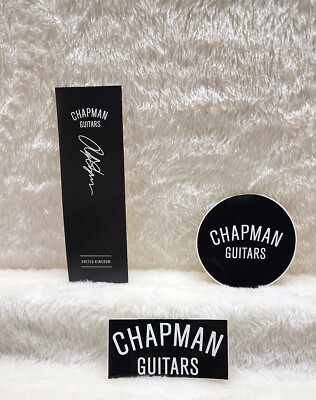 Chapman Guitars Sticker Set Rob Chapman | eBay