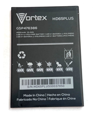 Vortex HD65 PLUS 4000mAh Battery Replacement Phone Part | OEM ORIGINAL ...