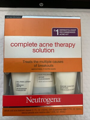 Neutrogena Complete Acne Therapy Solution Set Trio Discontinued See ...