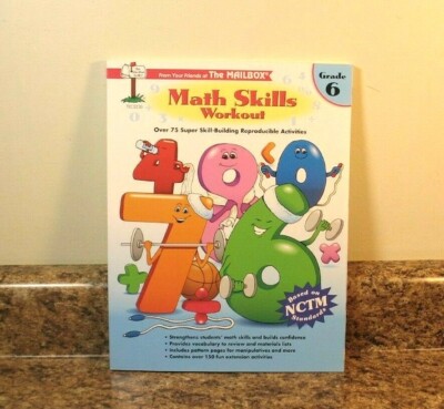 The Mailbox Math Skills Workout Grade 6 Book Teacher Resource NEW | eBay