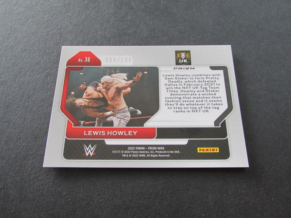 2022 Prizm WWE Lewis Howley Card #36 Premium Box Set Prizm /199 | eBay