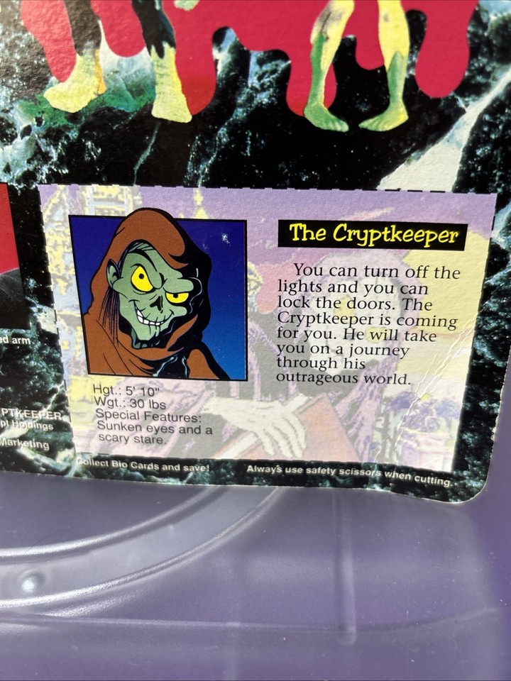 Tales From The Crypt Cryptkeep Action Figure 1994 Ace Novelty Toys ...