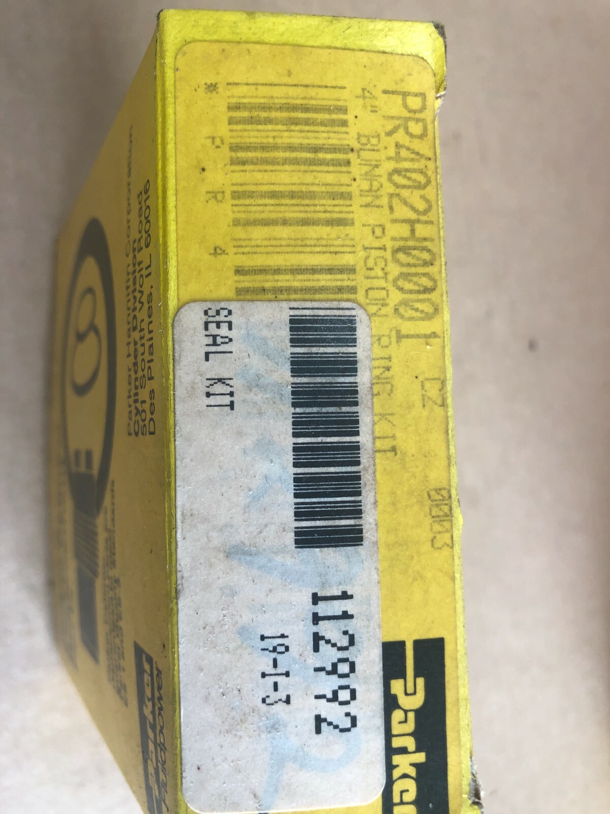 Parker, 4" Bunan Piston Ring Kit (Box), PR402H0001 | eBay