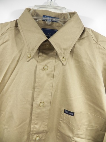 FACONNABLE FRANCE NWT MENS LARGE LUXURY SPORT SHIRT STYLISH KHAKI BEIGE ...