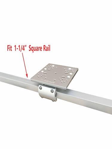 Aluminum Universal Square/round Rail Downrigger Mount/rail Mount ...