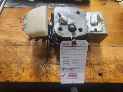Jonsered chainsaw cs 2255 cylinder piston assm. w/ muffler and carb ass ...