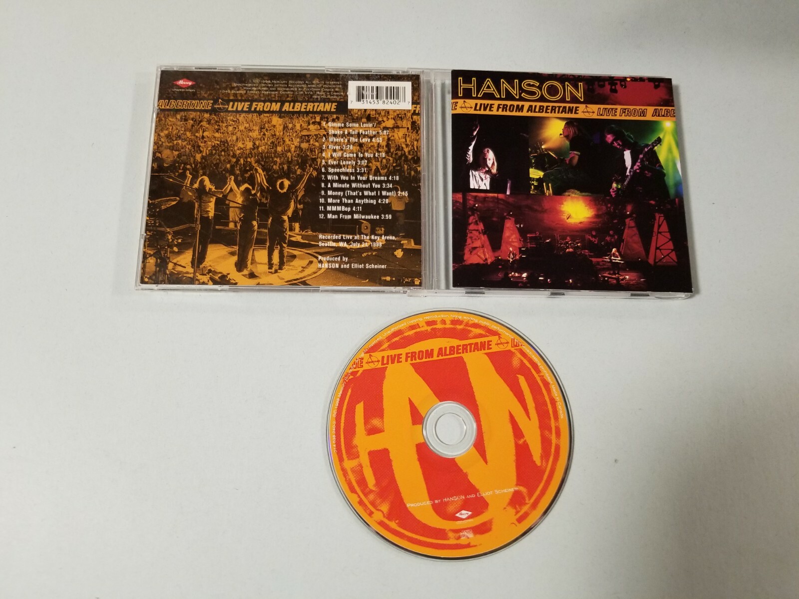 Live From Albertane by Hanson (CD, Mar-2003, Mercury) 731453824027 | eBay