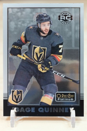 2020-21 OPC Platinum Retro Rookie Gage Quinney #R-84 Vegas Golden ...